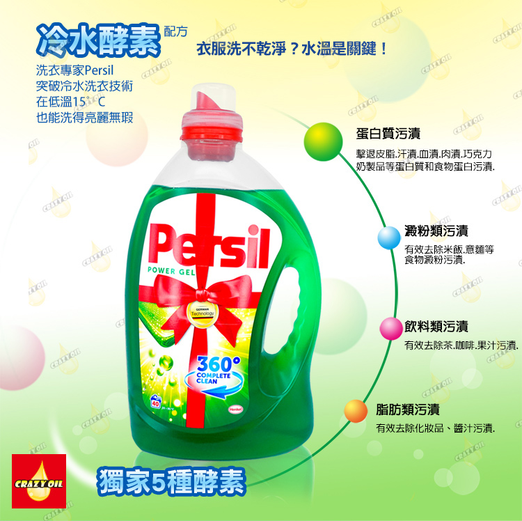 Persil 全效洗衣凝露 / 洗衣精 ─ (Regular) 綠色 2.92L | 瘋油網