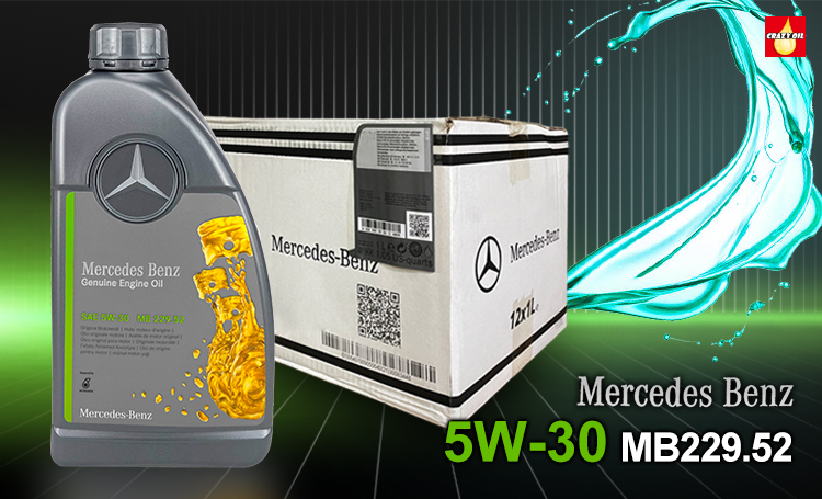 Mercedes Benz 5W30 賓士原廠認證機油 符合 MB229.52 最新認證標準 | 瘋油網